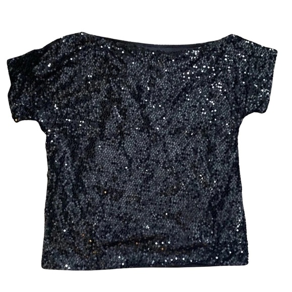 Anna-Kaci | Tops | Anna Kaci Midnight Glam Black Off Theshoulder ...